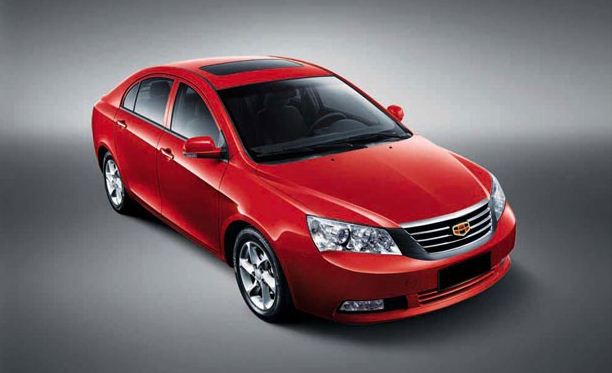 Carros da montadora Geely no Brasil em 2013